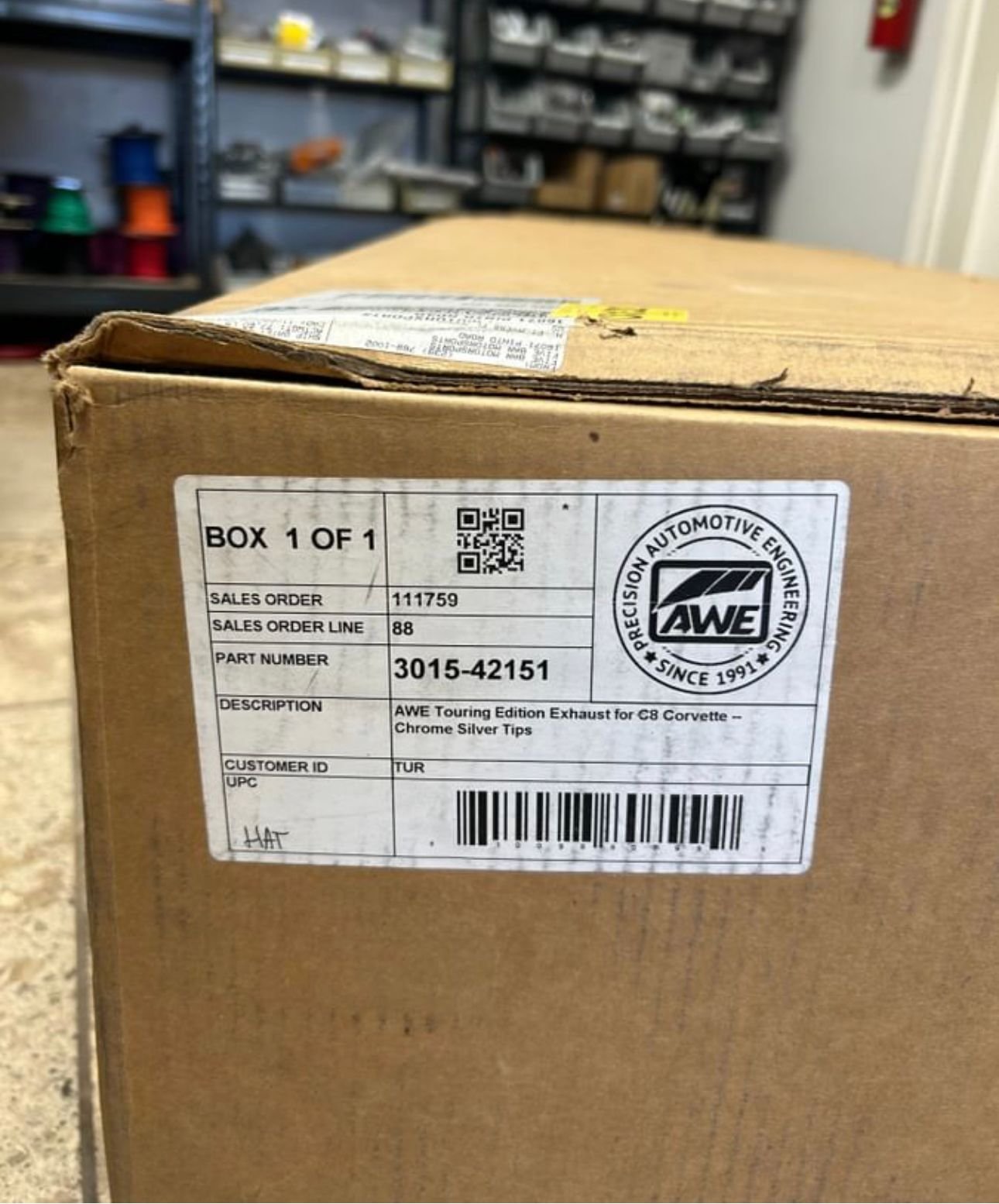 FS (For Sale) AWE Touring Exhaust - BRAND NEW, IN BOX - CorvetteForum ...