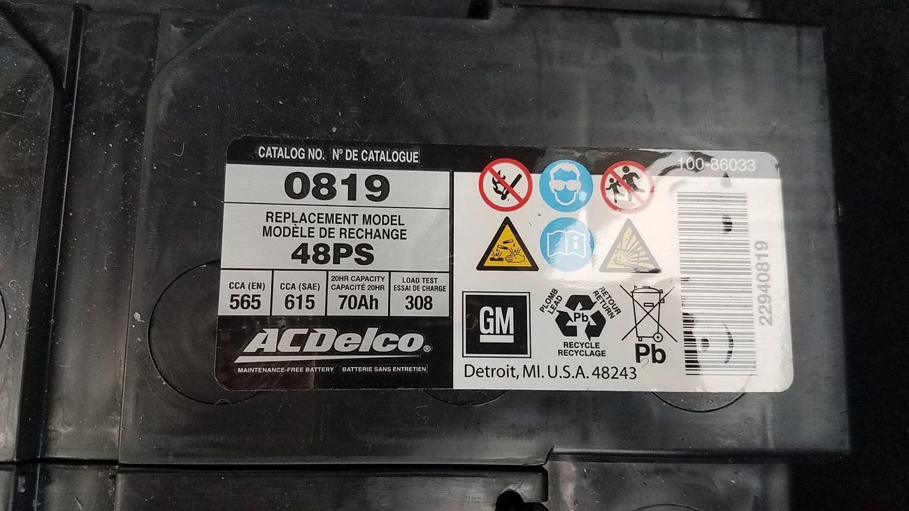 Correct battery? - CorvetteForum - Chevrolet Corvette Forum Discussion