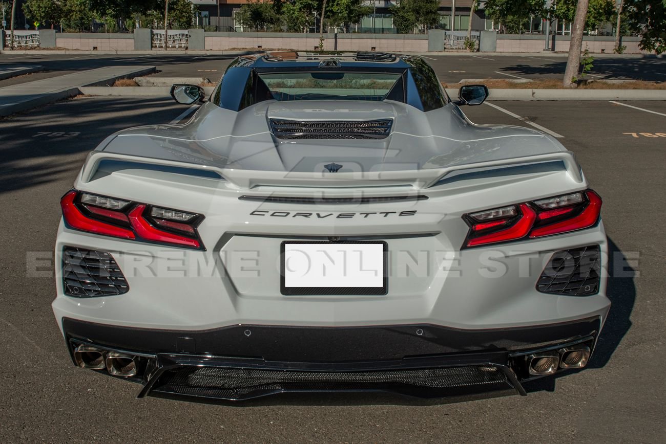 Chevrolet Corvette C8 Convertible Carbon Fiber Rear Decklid Camera ...