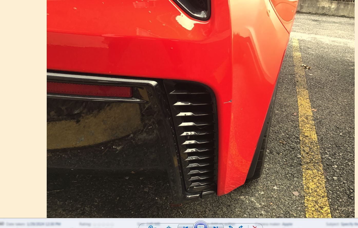 Can This Little Scratch/Gouge Be Spot Fixed? (pic) - CorvetteForum ...