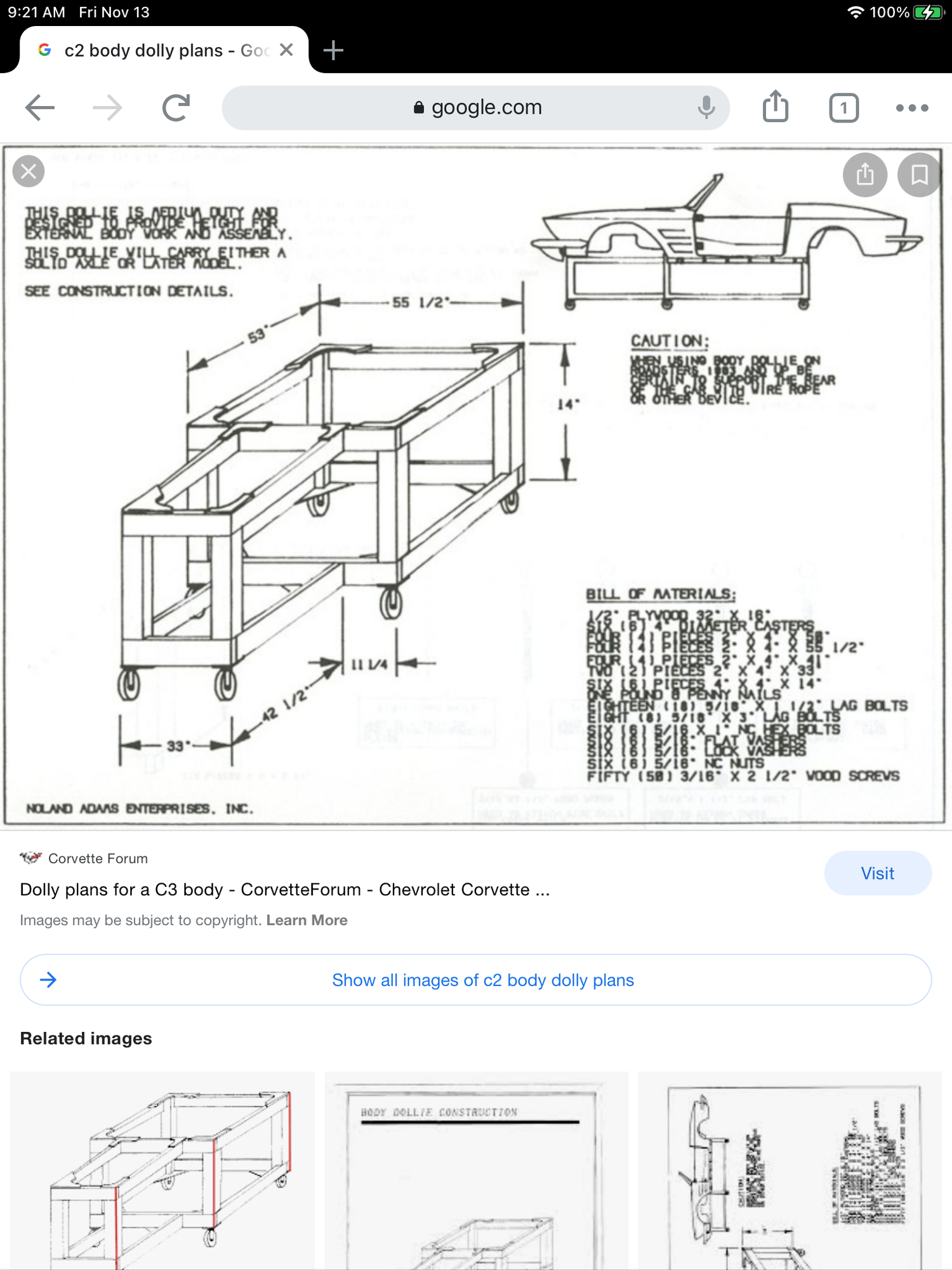 C2 Body Jig/Stand Plans - CorvetteForum - Chevrolet Corvette Forum ...