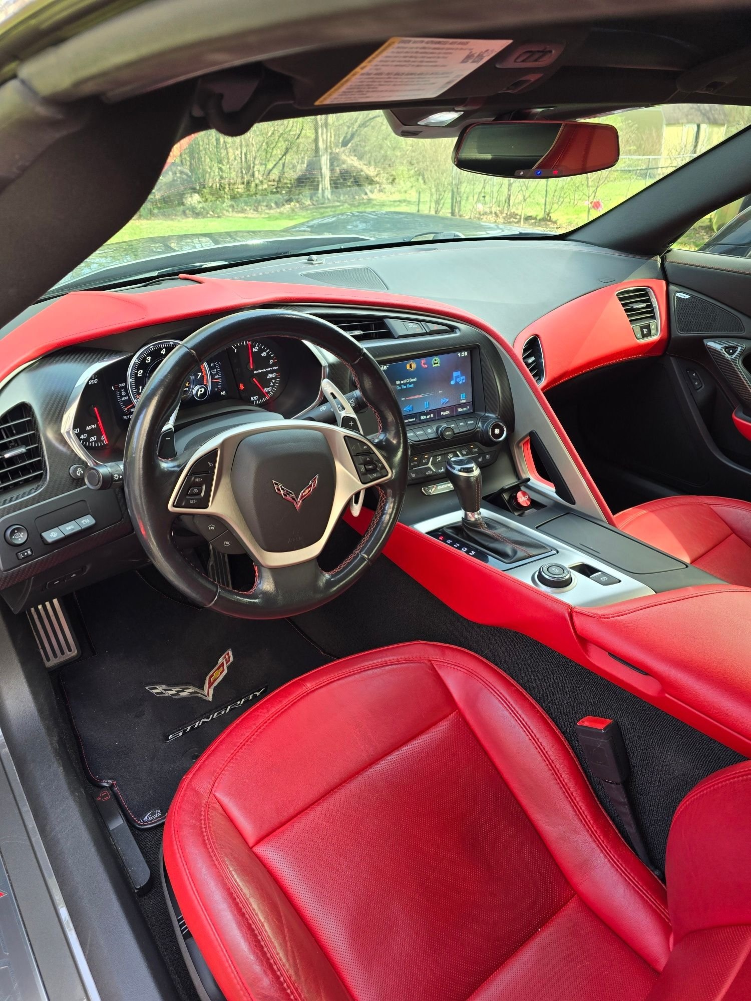 Added more Adrenaline red to the interior. - CorvetteForum - Chevrolet ...