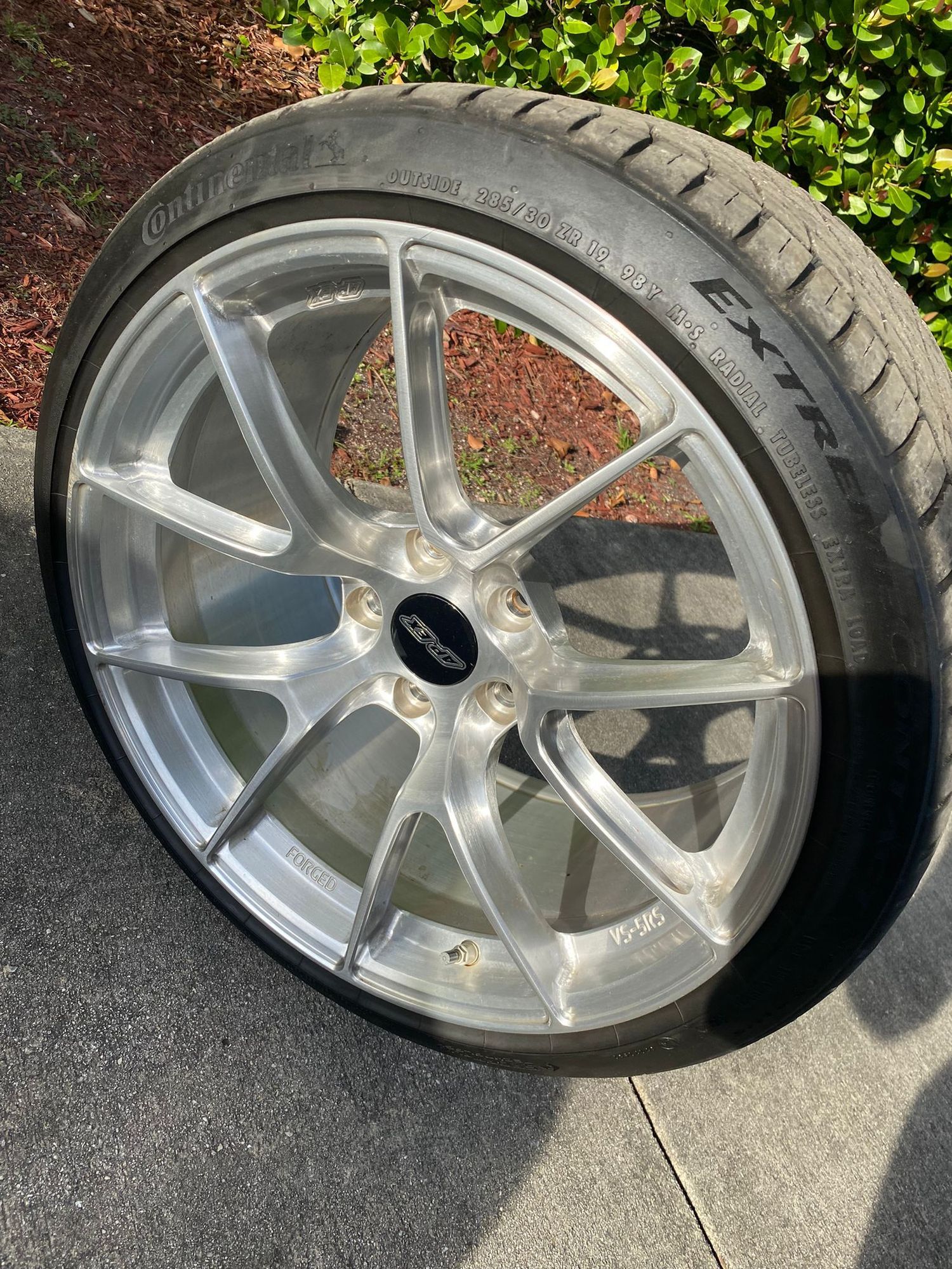 FS (For Sale) APEX VS-5RE (Brushed Clear) 19x10.5 ET36 / 20x12.5 ET55 w ...
