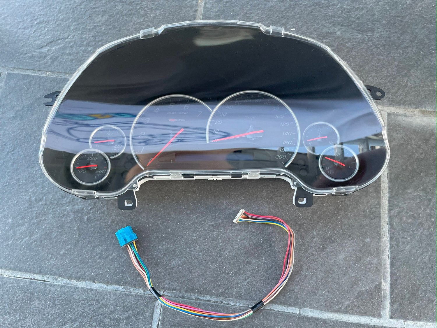 FS (For Sale) C6 Z06 Instrument Gauge Speedometer Cluster LS7 200mph ...