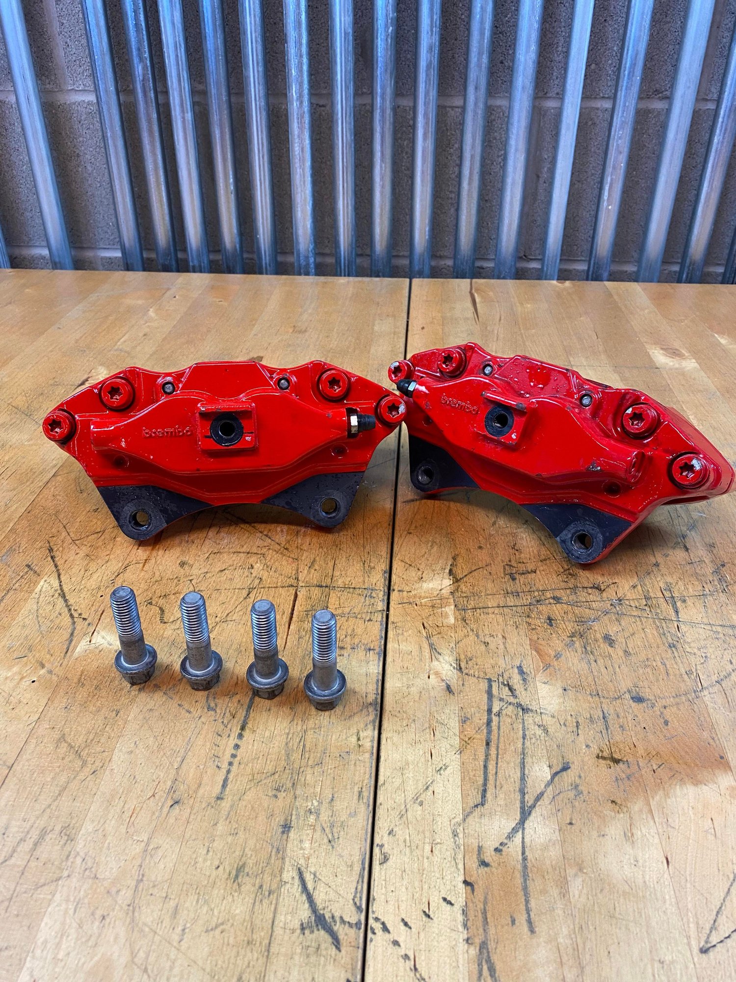 FS (For Sale) (SOLD) Z51 Rear Brembo Brake Calipers - Red ...