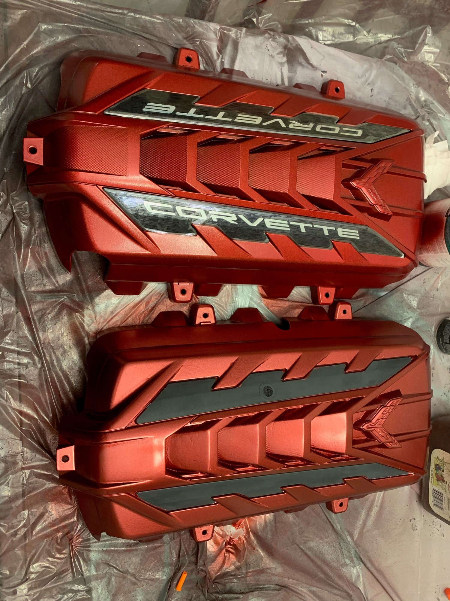 FS (For Sale) C8 Engine Cover - Edge Red - CorvetteForum - Chevrolet ...