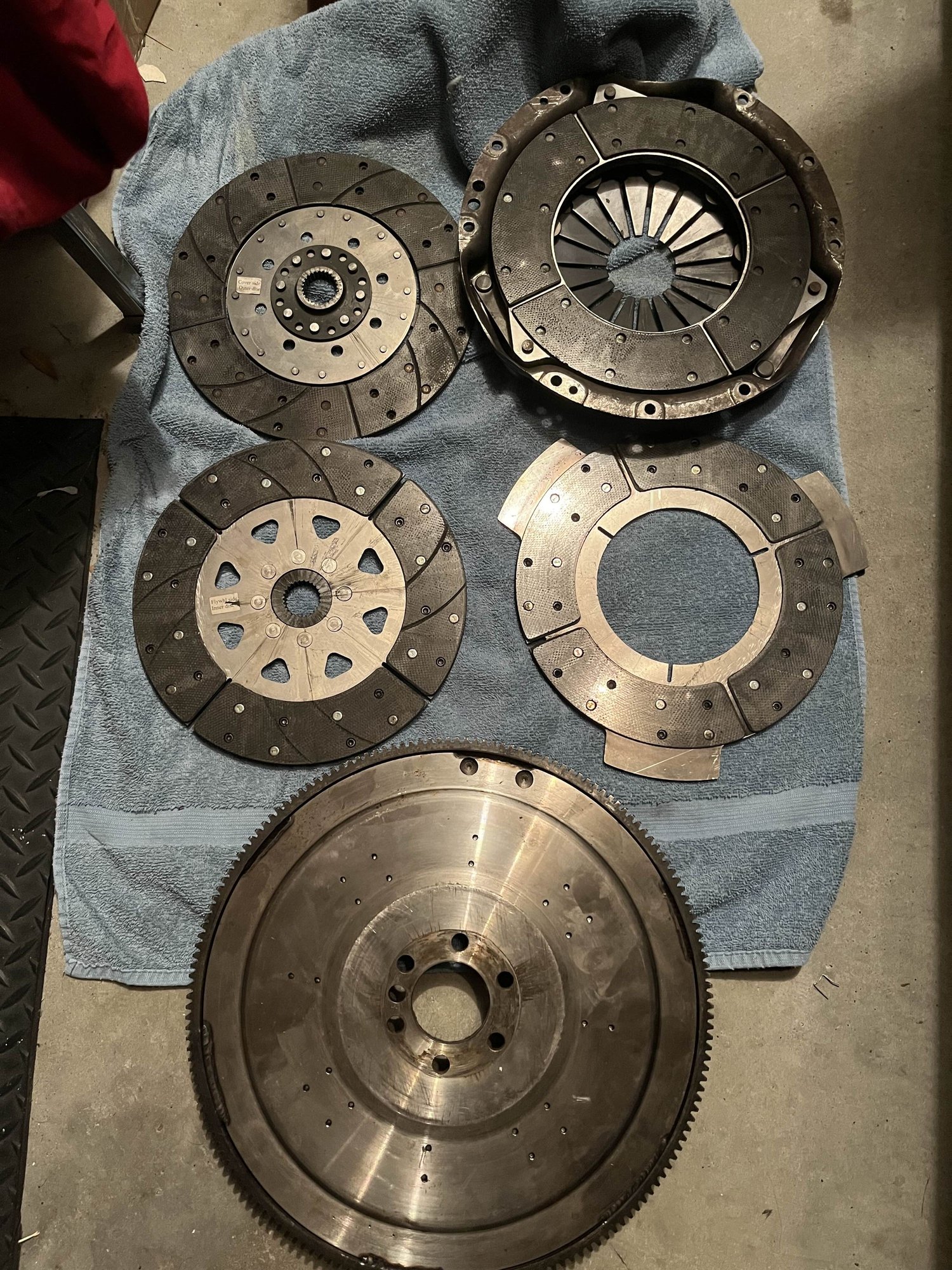 FS (For Sale) LS7 RPS Twin disk street carbon clutch /w Aluminum ...