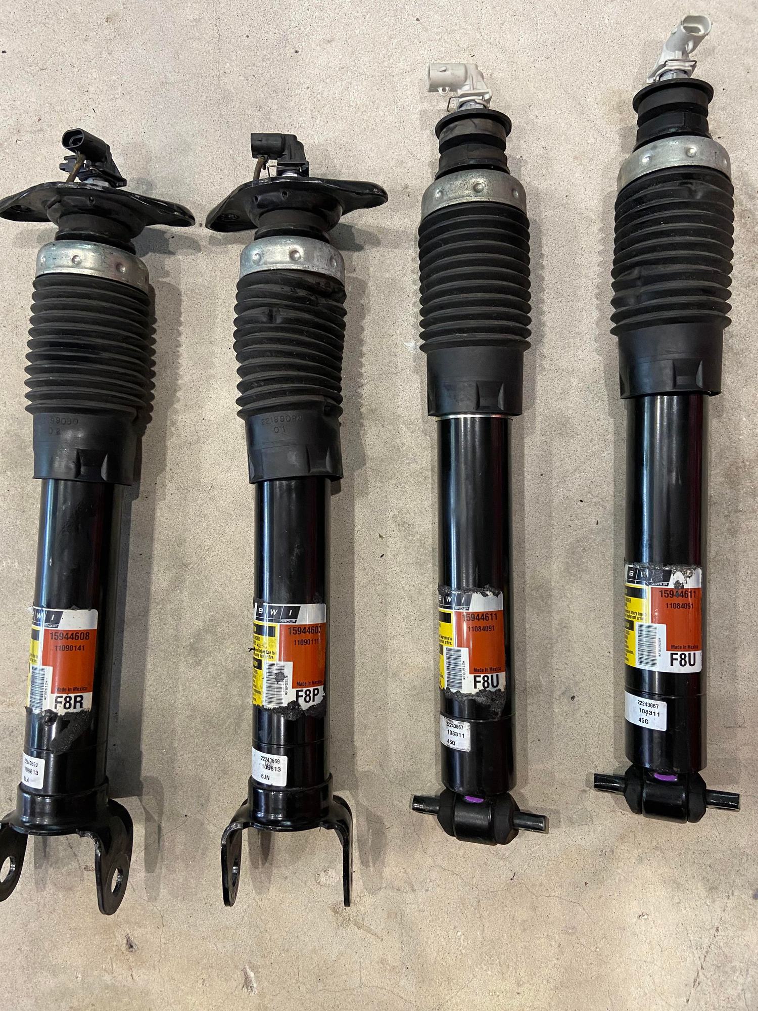 FS (For Sale) 2011 Magnetic ride shocks 12k miles (full set ...