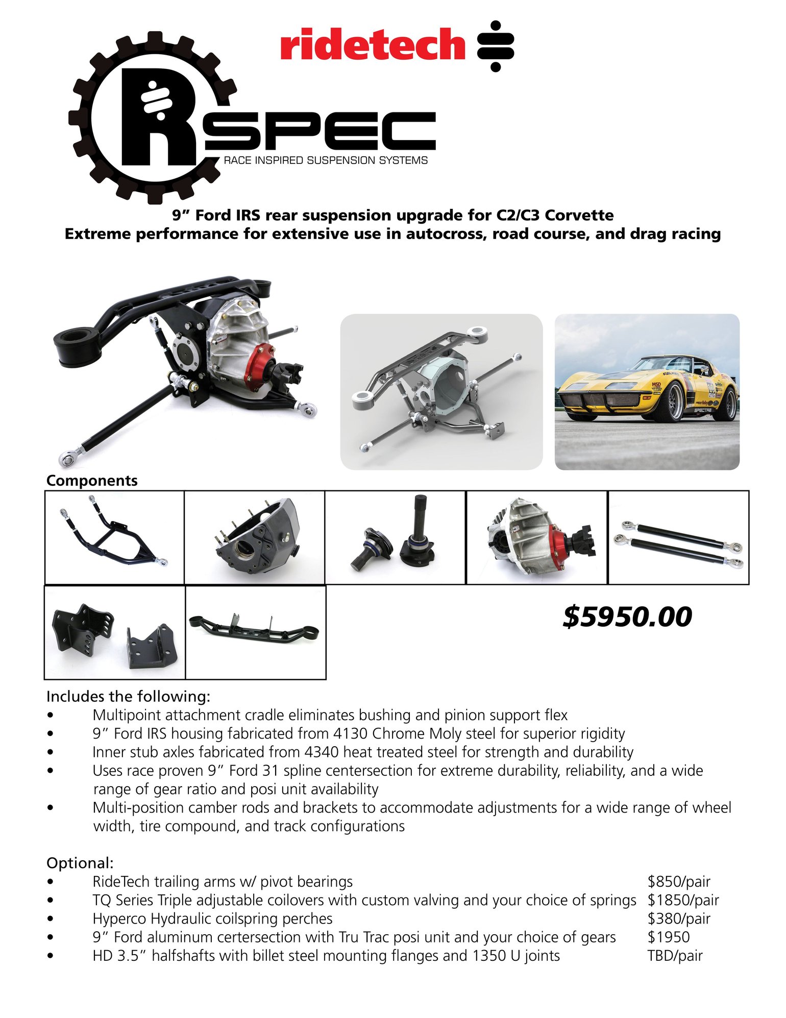 Ridetech 9" IRS kit - CorvetteForum - Chevrolet Corvette Forum Discussion