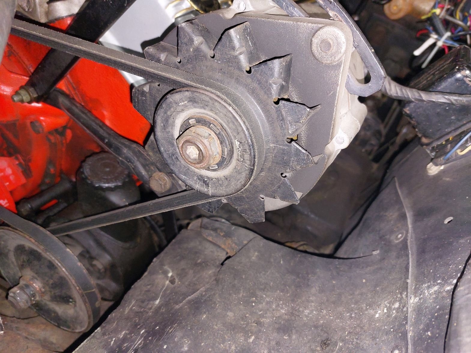 C2 correct alternator fan - CorvetteForum - Chevrolet Corvette Forum ...