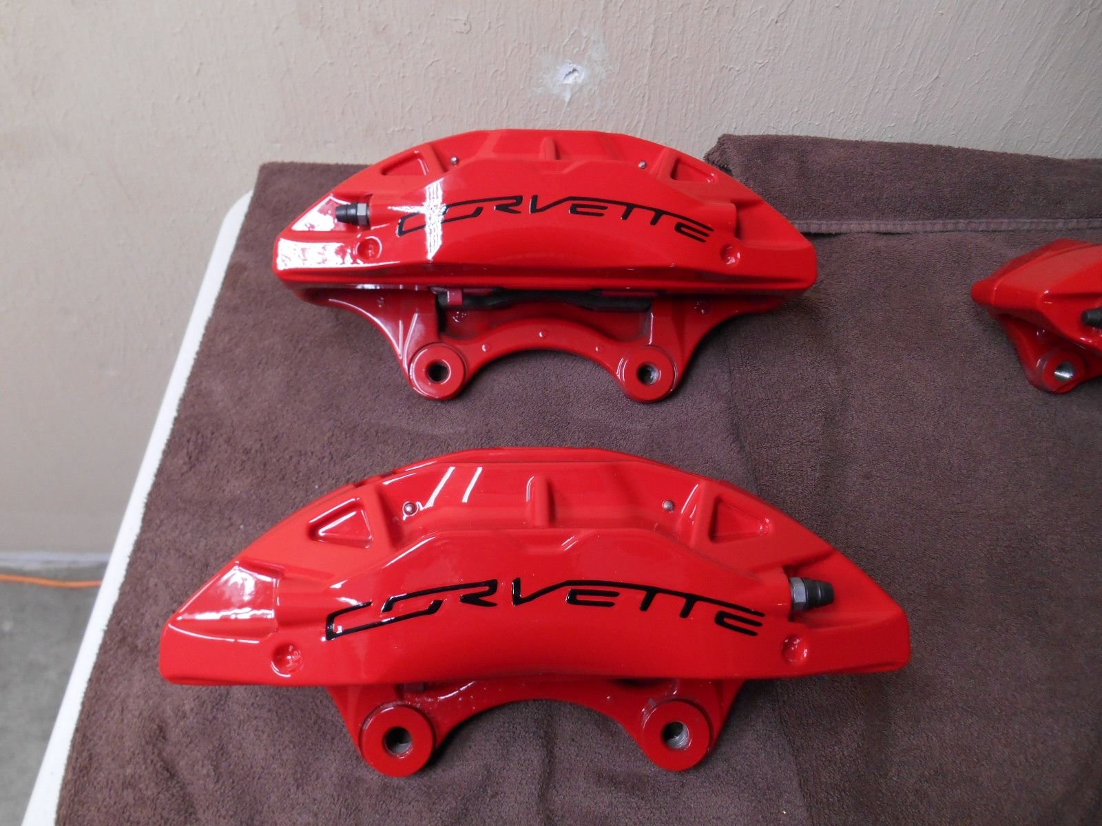 FS (For Sale) Red Z51 front/rear brake calipers powder coated ...