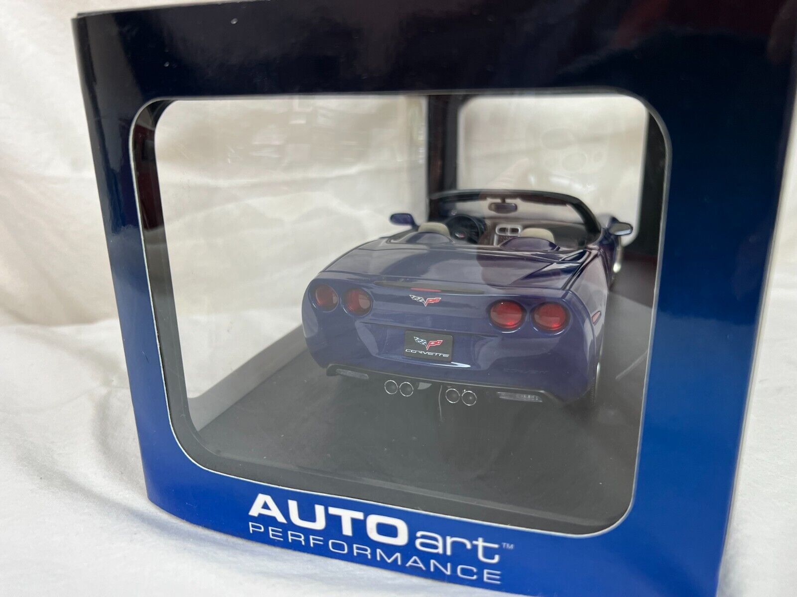 FS (For Sale) AutoArt 1:18 Corvette C6 convertible LeMans Blue Limited ...