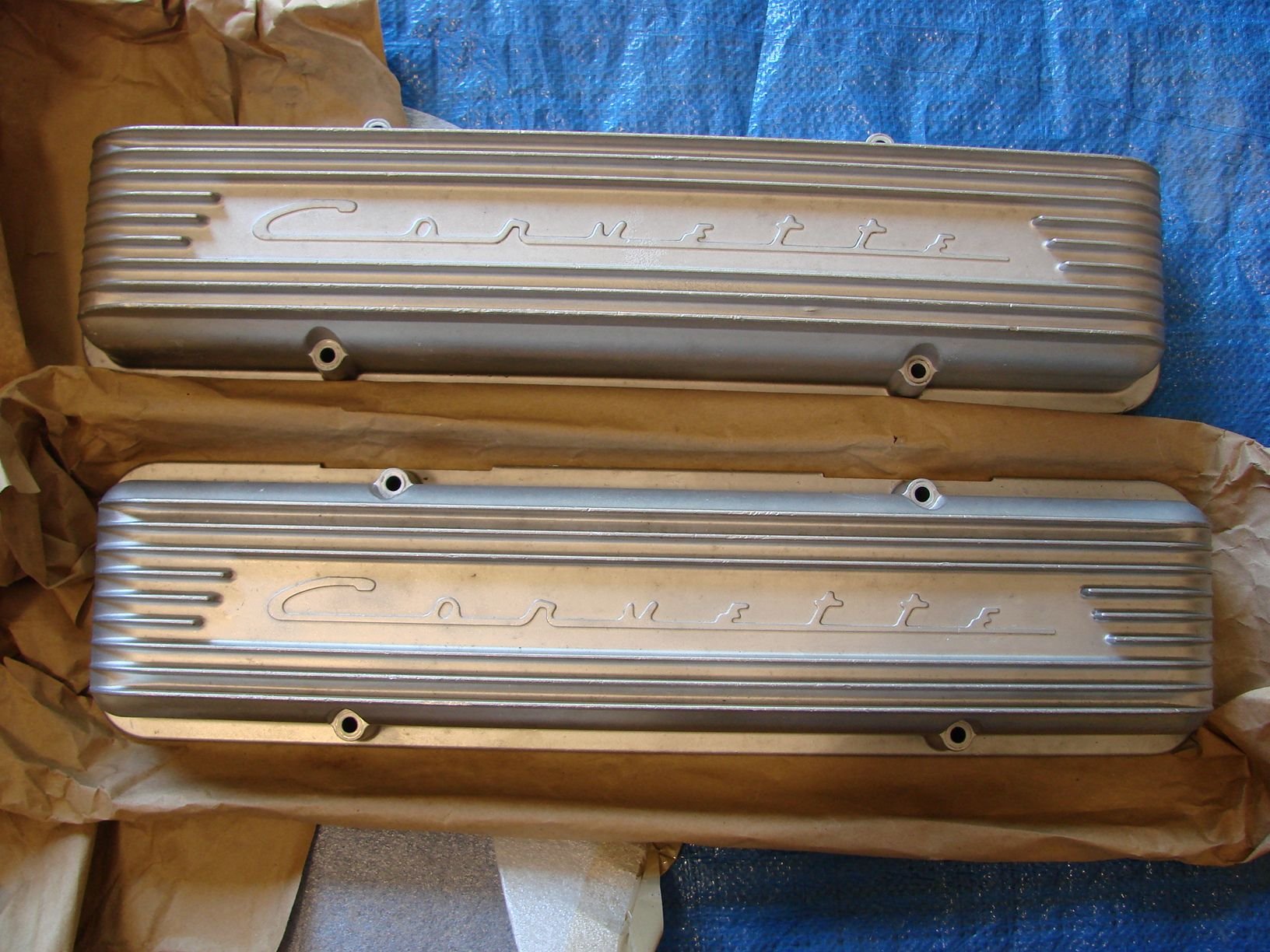 FS (For Sale) Restored 9 Fin Valve Covers $450 + ship - CorvetteForum ...