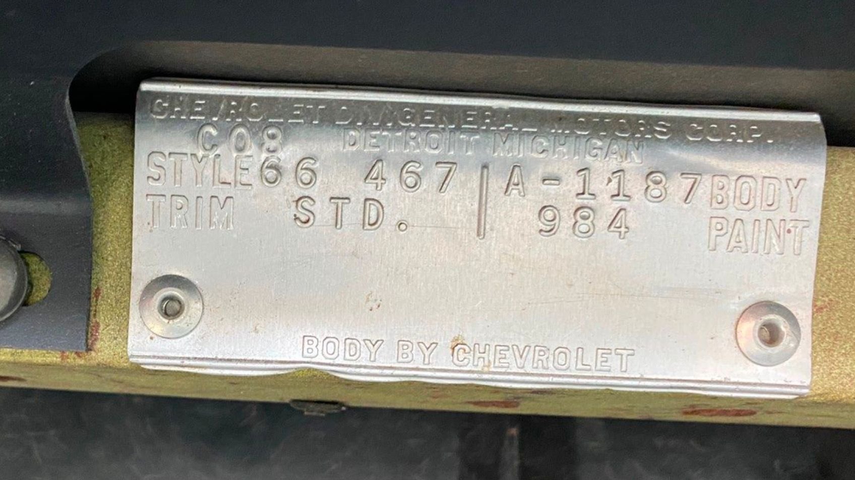 Decoding Numbers - CorvetteForum - Chevrolet Corvette Forum Discussion