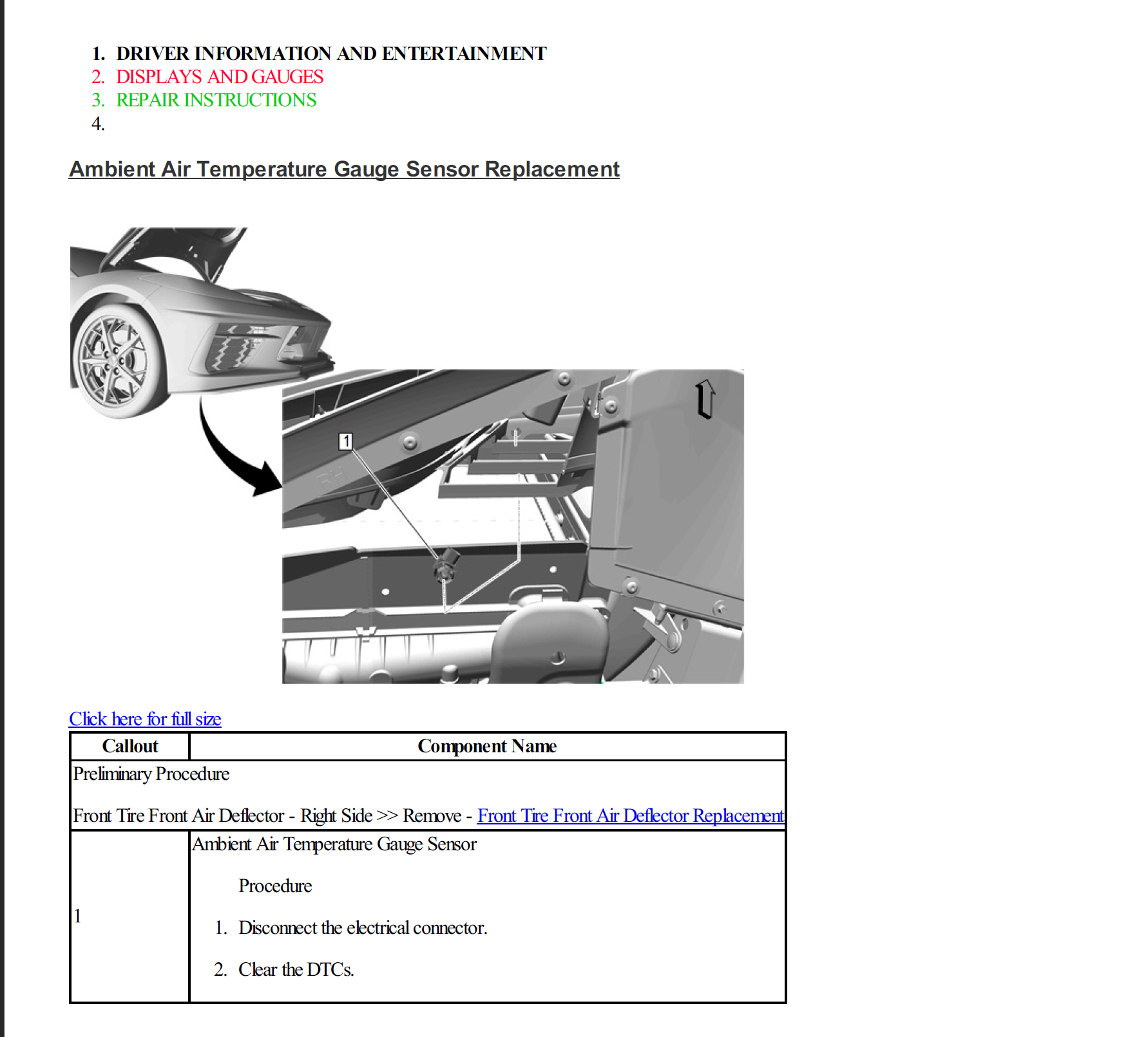 Outside air temp. sensor - CorvetteForum - Chevrolet Corvette Forum ...