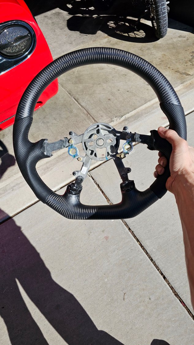 FS (For Sale) SOLD Matte VQ Carbon fiber steering wheel - CorvetteForum ...