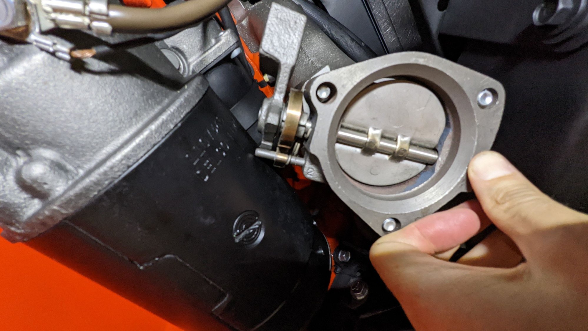 C2 Heat riser valve touches the starter. What to do? - CorvetteForum ...