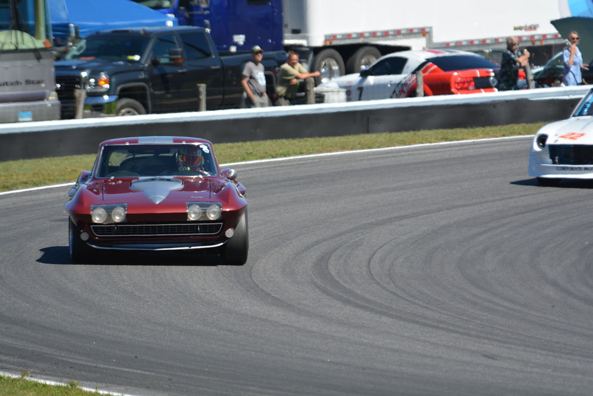 Corvettes at the Lime Rock Park Fall Festival today - CorvetteForum ...