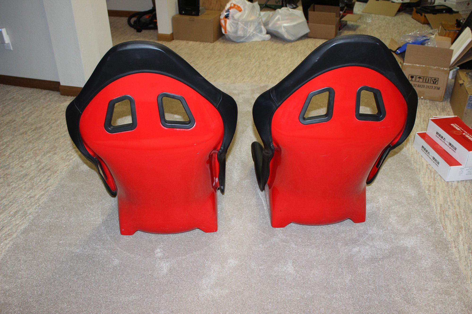FS (For Sale) Used C6 Corvette Caravaggio Leather Race Seats RED ...