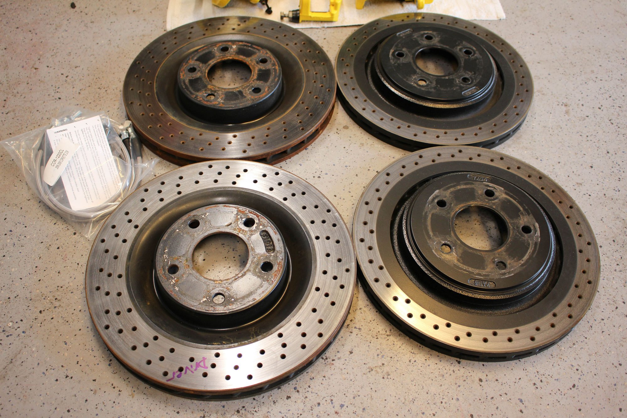 complete Z51 powder coated calipers - CorvetteForum - Chevrolet ...