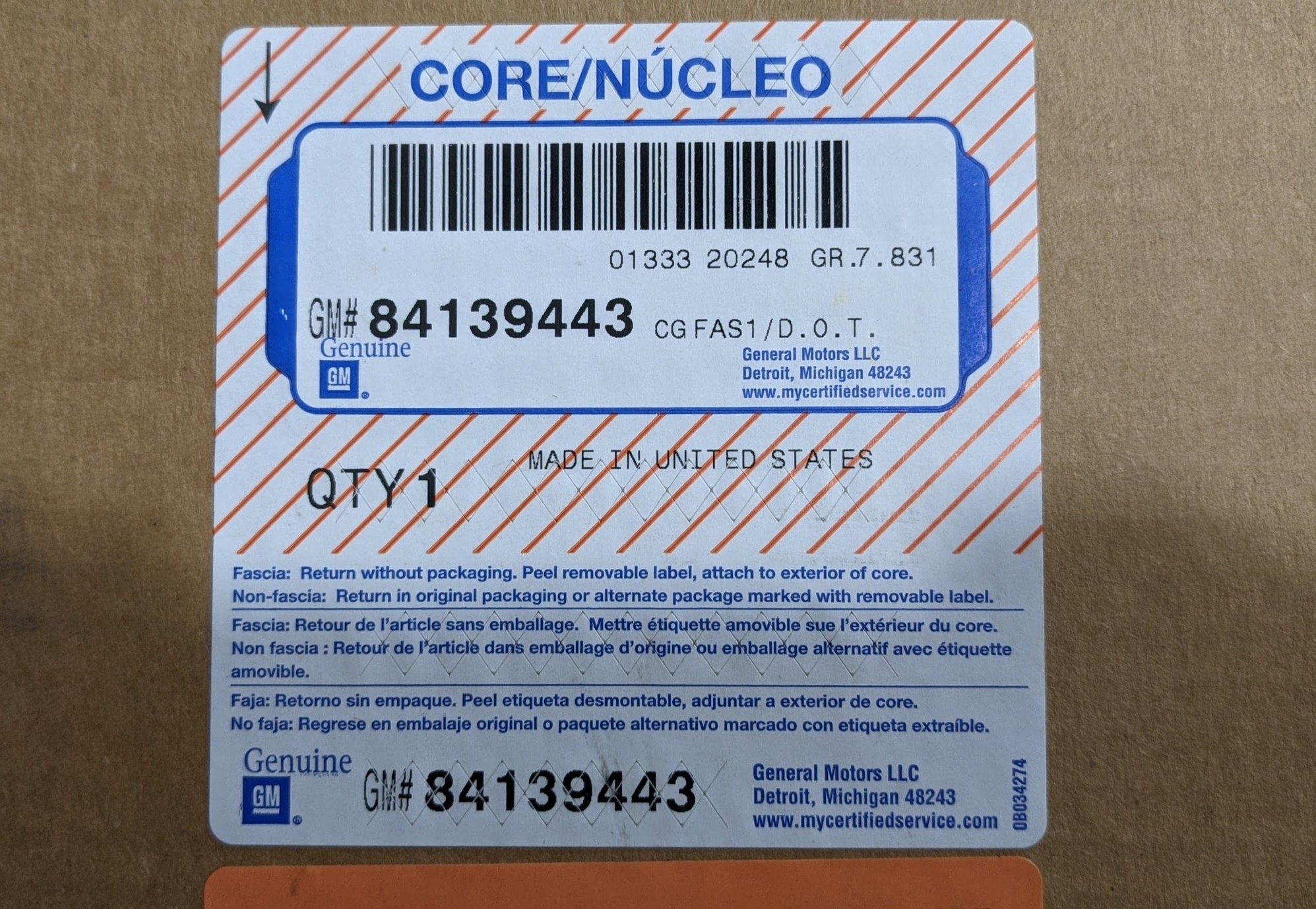 FS (For Sale) GM Rear Lower Fascia Bumper Cover with dent damage, GM ...