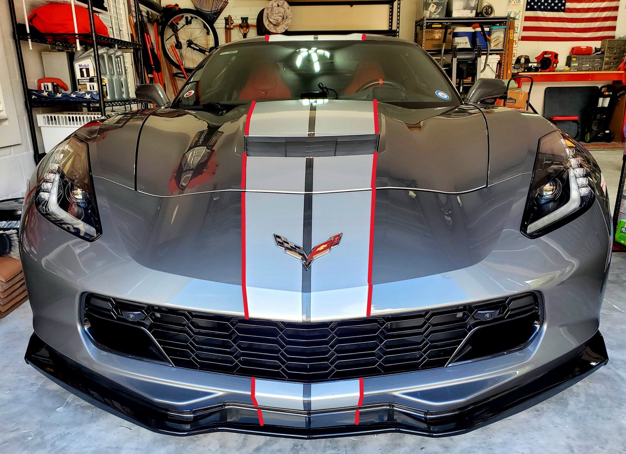 Adding Color to Current Racing Stripes - Yes or No - CorvetteForum ...