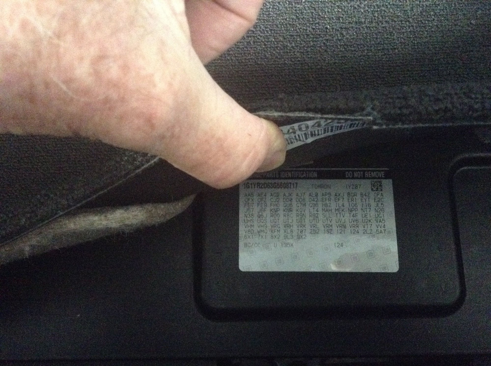 Paint Code Location - CorvetteForum - Chevrolet Corvette Forum Discussion