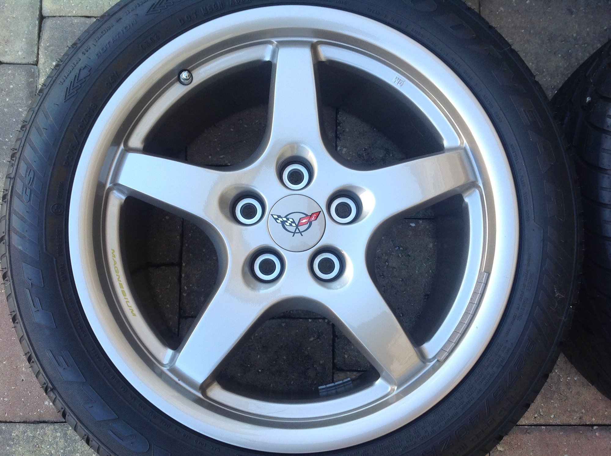 FS (For Sale) Set of 4 Corvette 1999 - 2004 C5 Magnesium Wheels w ...