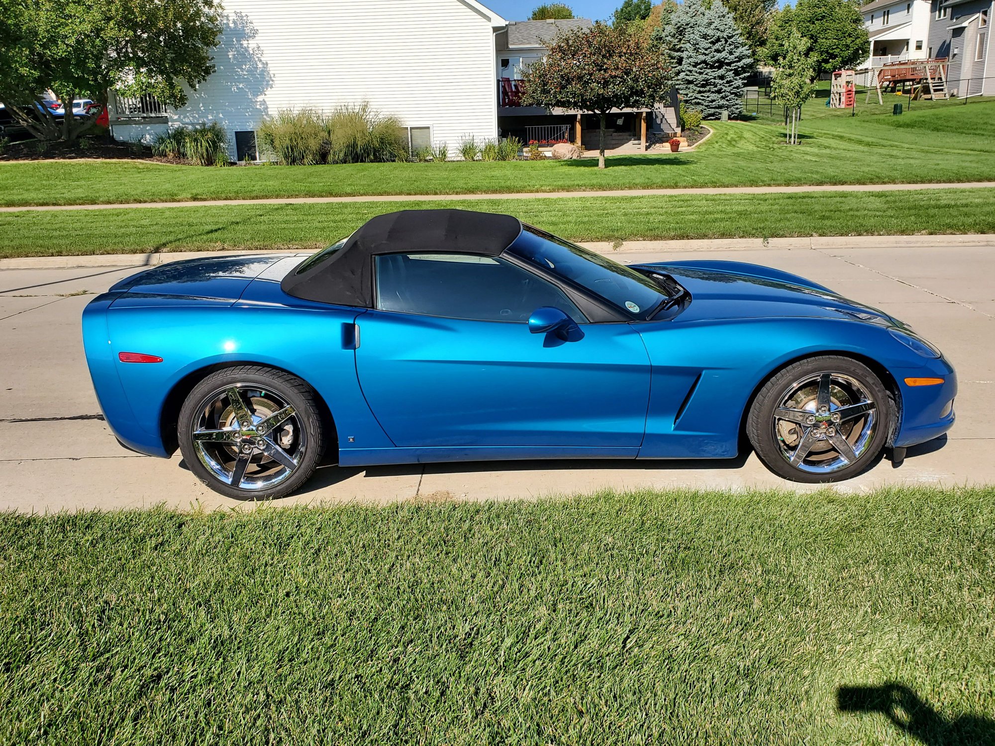 FS (For Sale) 2008 Jetstream Blue Corvette Convertible - Johnston, Iowa ...