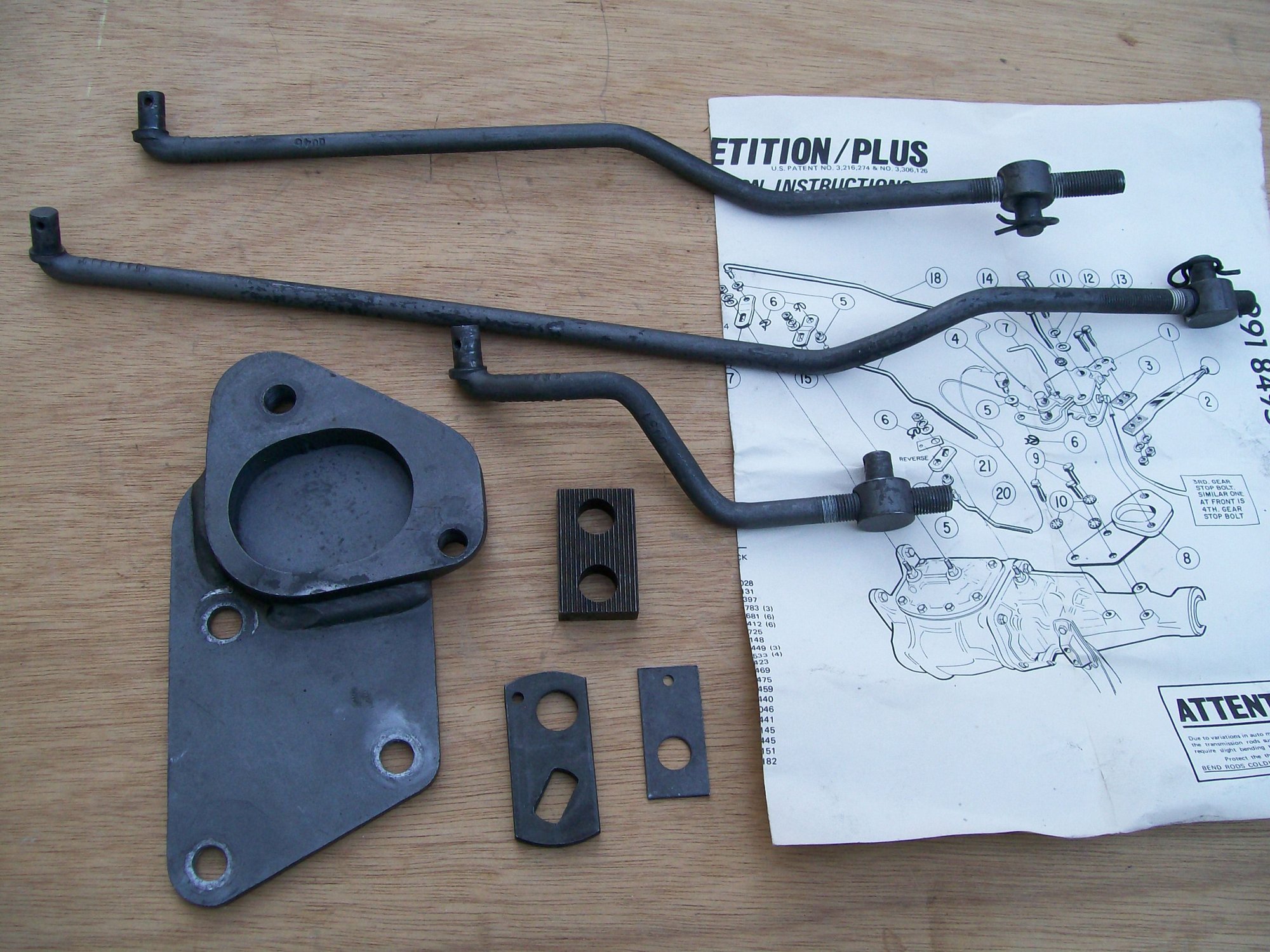 FS (For Sale) 80-81 BW/T-10 Hurst shifter install kit parts ...