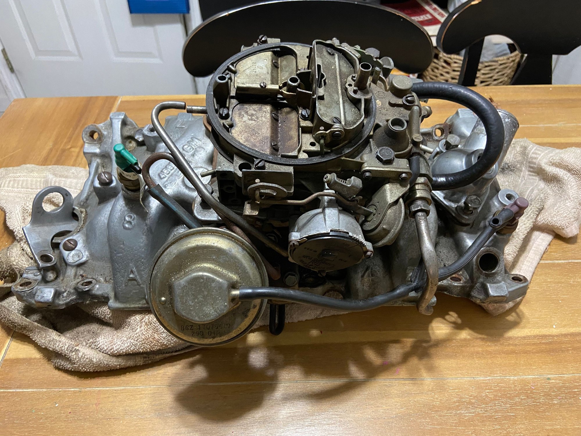 FS (For Sale) 1978 L-82 Intake manifold and carburetor for sale ...