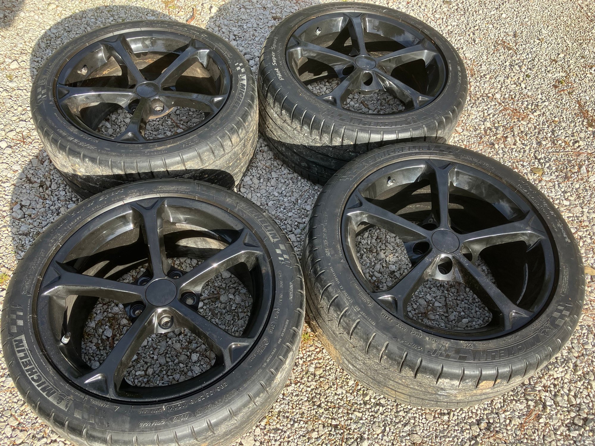 FS (For Sale) Black 5 Spoke wheels for sale - CorvetteForum - Chevrolet ...
