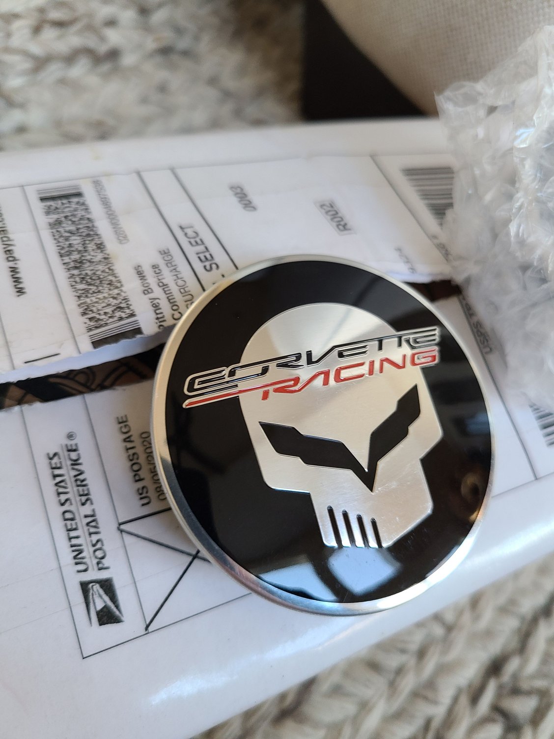 FS (For Sale) (SOLD) Jake corvette racing black center caps ...