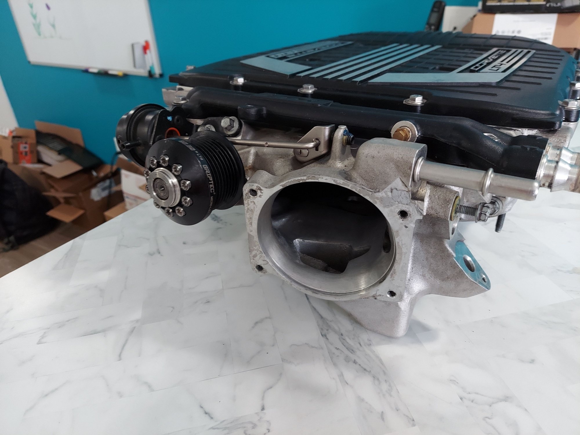 FS (For Sale) NJ: Ported LT4 Blower & Snout with Griptec Pulley Hub ...