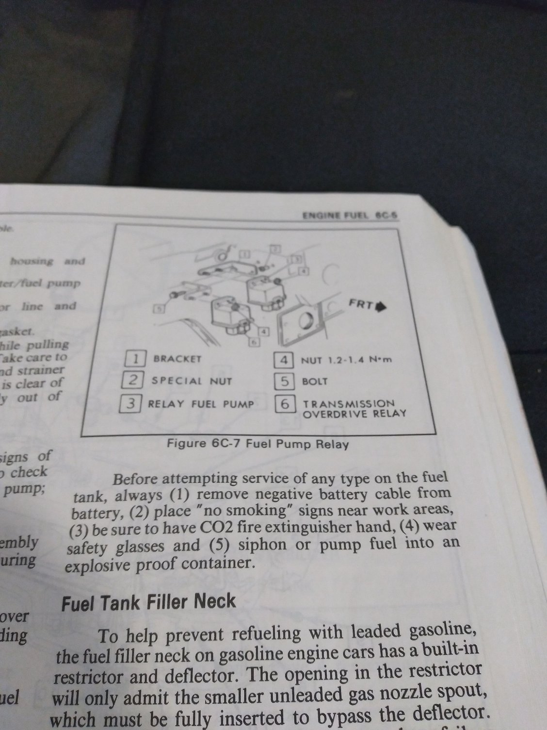 Where is the Fuel Relay located in a 1985? - CorvetteForum - Chevrolet ...