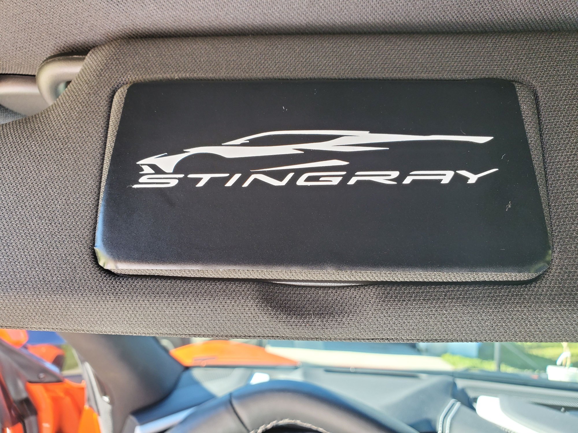 Visor Warning Label Decals Covers For 2020-2022 C8 Corvette ...