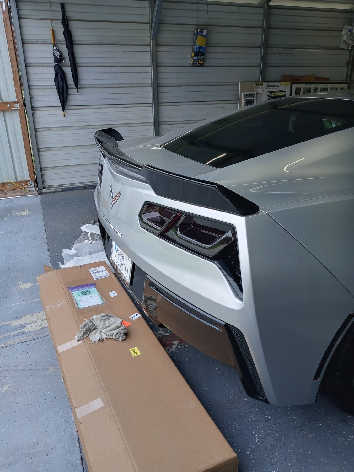 Installed rear spoiler yesterday - CorvetteForum - Chevrolet Corvette ...