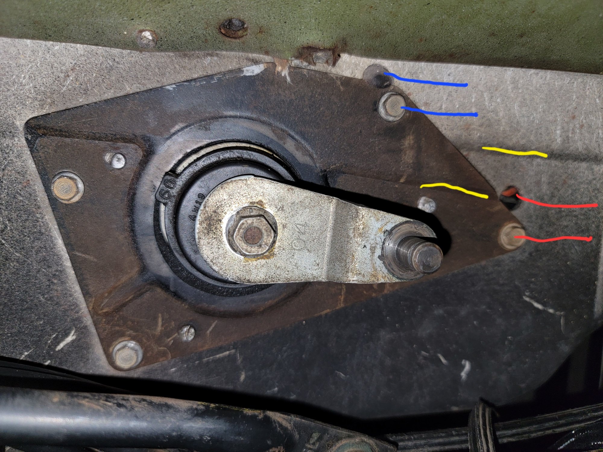 C2 63 wiper reinf plate at interior firewall issue - CorvetteForum ...