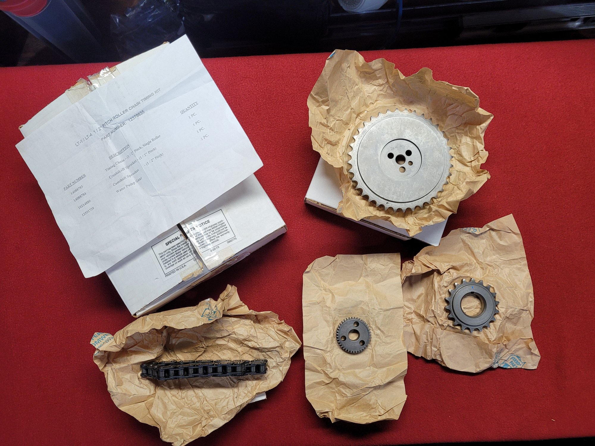 FS (For Sale) SOLD LT1/LT4 NOS GMPP H.D. Timing Set (GM# 12370835 ...