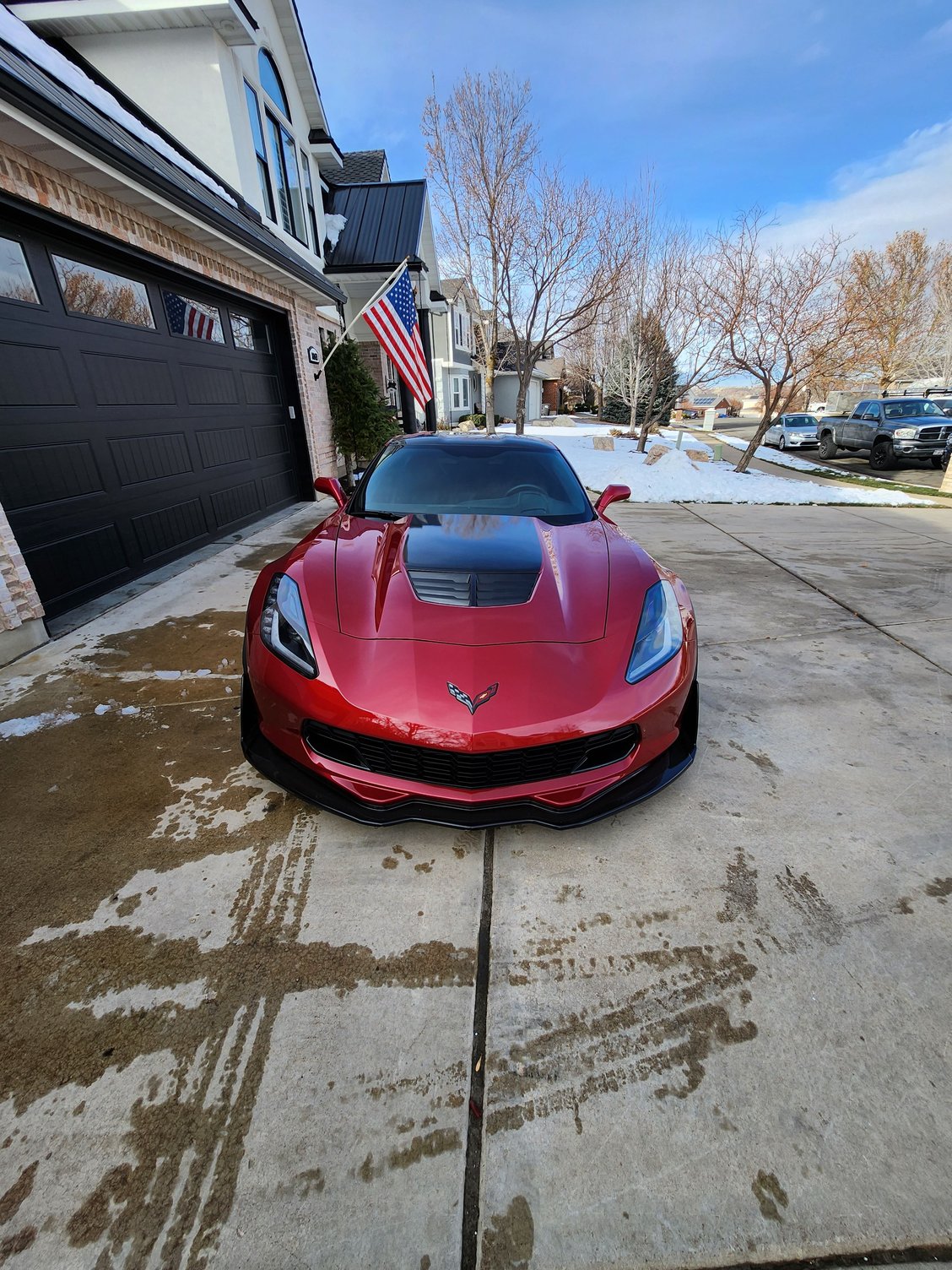 SOLD - 2015 Z06 3LZ coupe, A8, Crystal Red Metallic, black interior, 8K ...