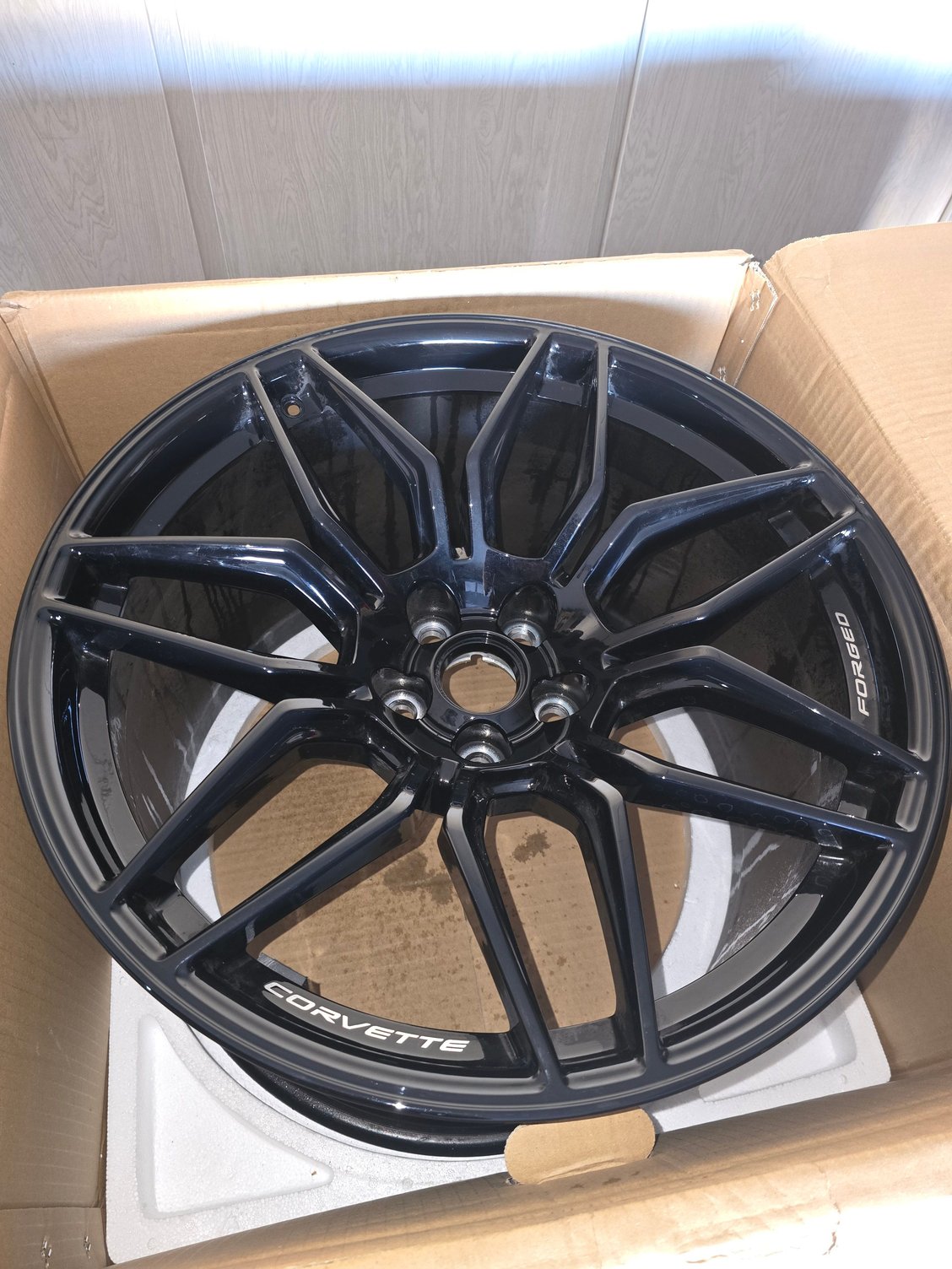 FS (For Sale) For sale 2024 zo6 black forge oem wheels - CorvetteForum ...