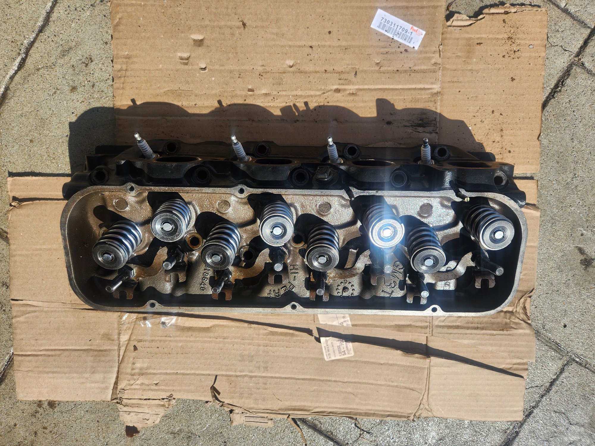 FS (For Sale) 1968-69 #3919840 & #3964291 Square Port Heads L72 427 ...