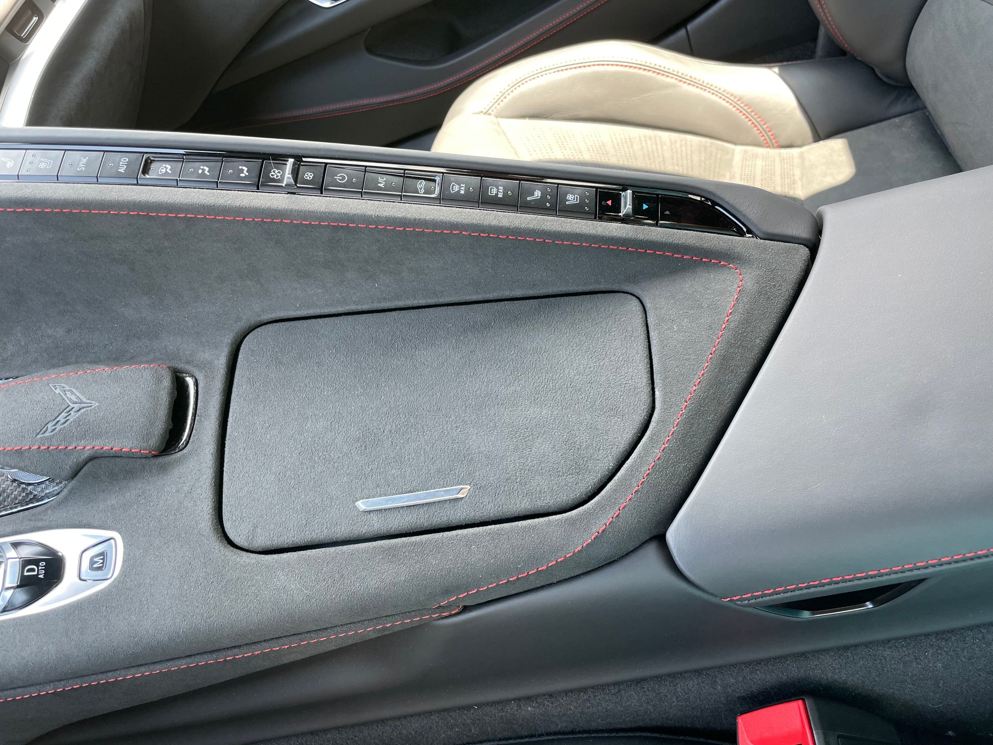 3LT Jet Black Suede Interior w/Red Stitching and Red Belts only ...