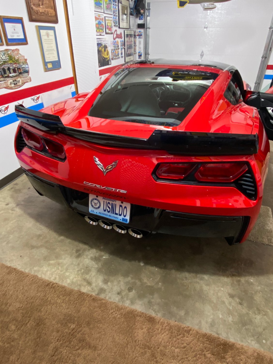 Z06 rear spoiler on Stingray - CorvetteForum - Chevrolet Corvette Forum ...