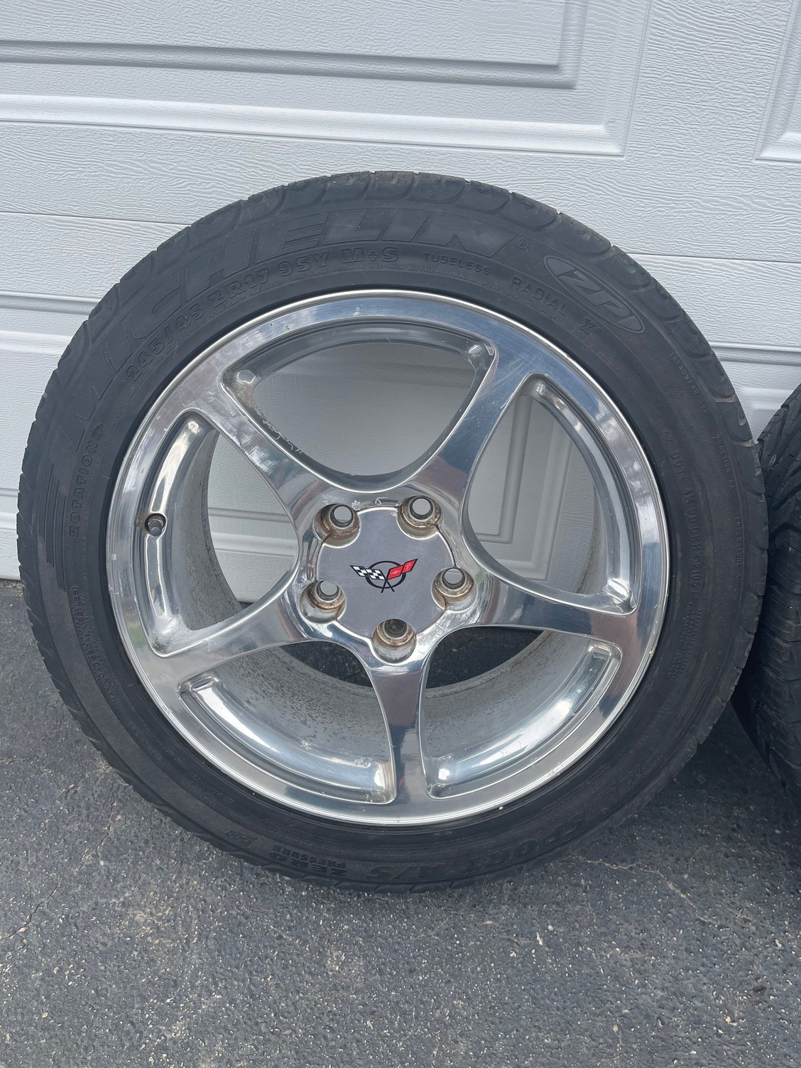 FS (For Sale) C5 5 spoke wheels (polished aluminum) - CorvetteForum ...