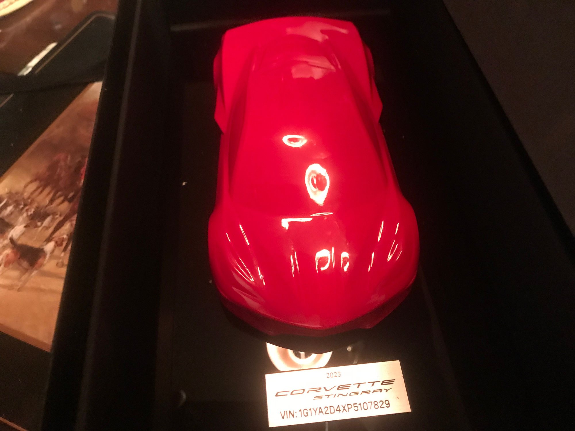 FS (For Sale) 2023 Corvette speed shape model Owners Gift in torch red ...