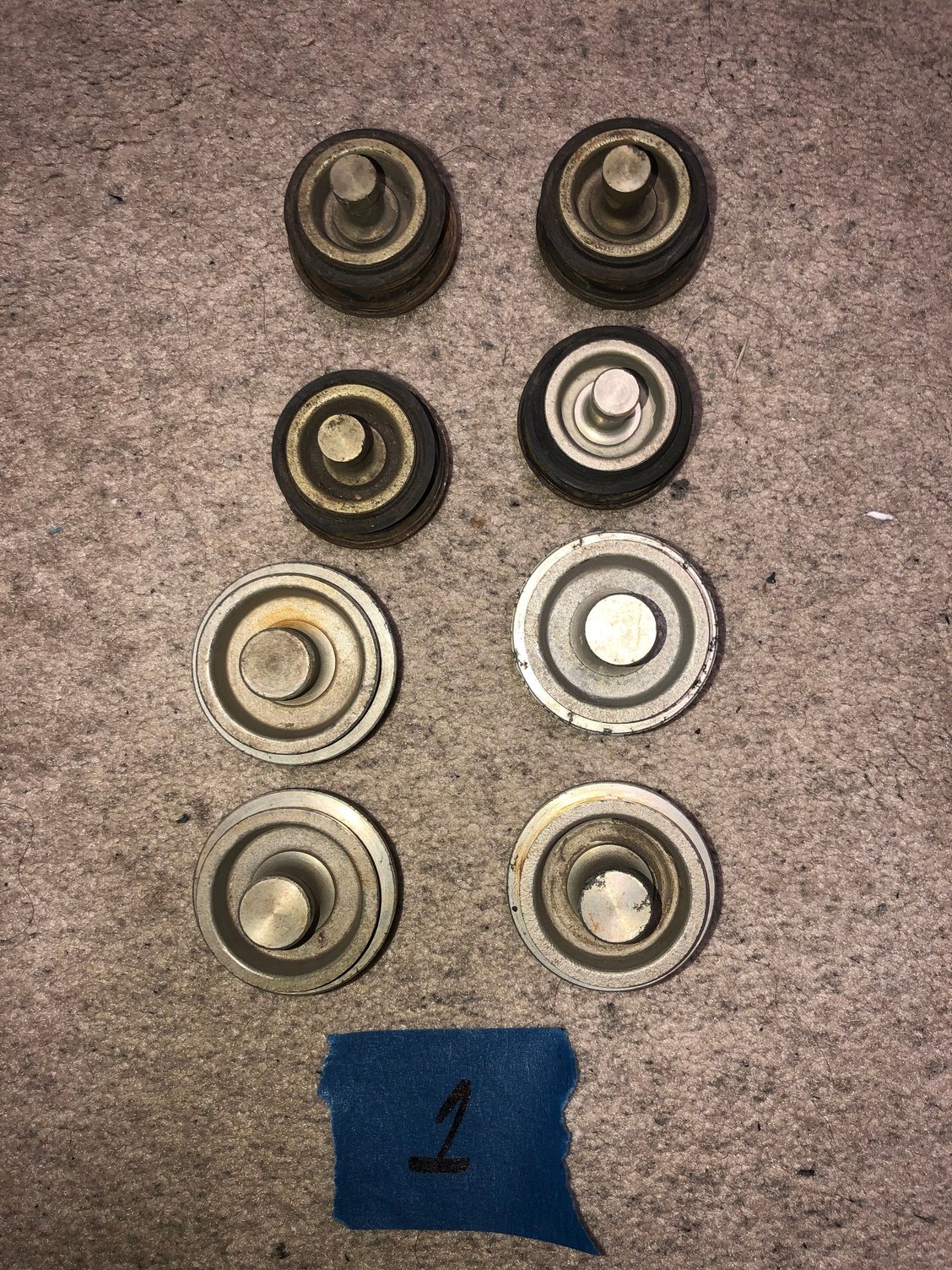 FS (For Sale) 1965 1966 1967 J56 pistons original with ceramic pads - CorvetteForum - Chevrolet ...