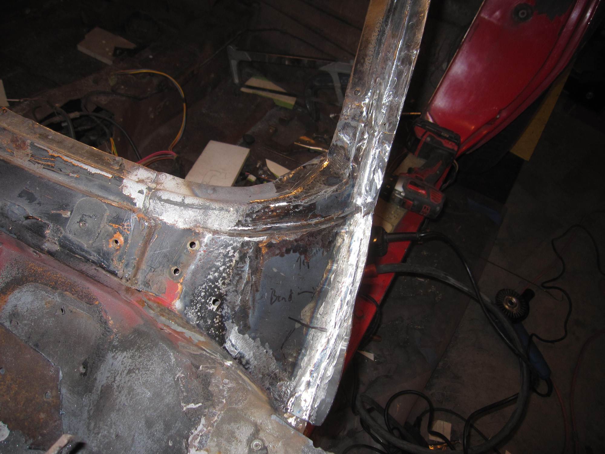 Lower Left Corner Windshield Frame Repair - 72 Coupe - CorvetteForum ...