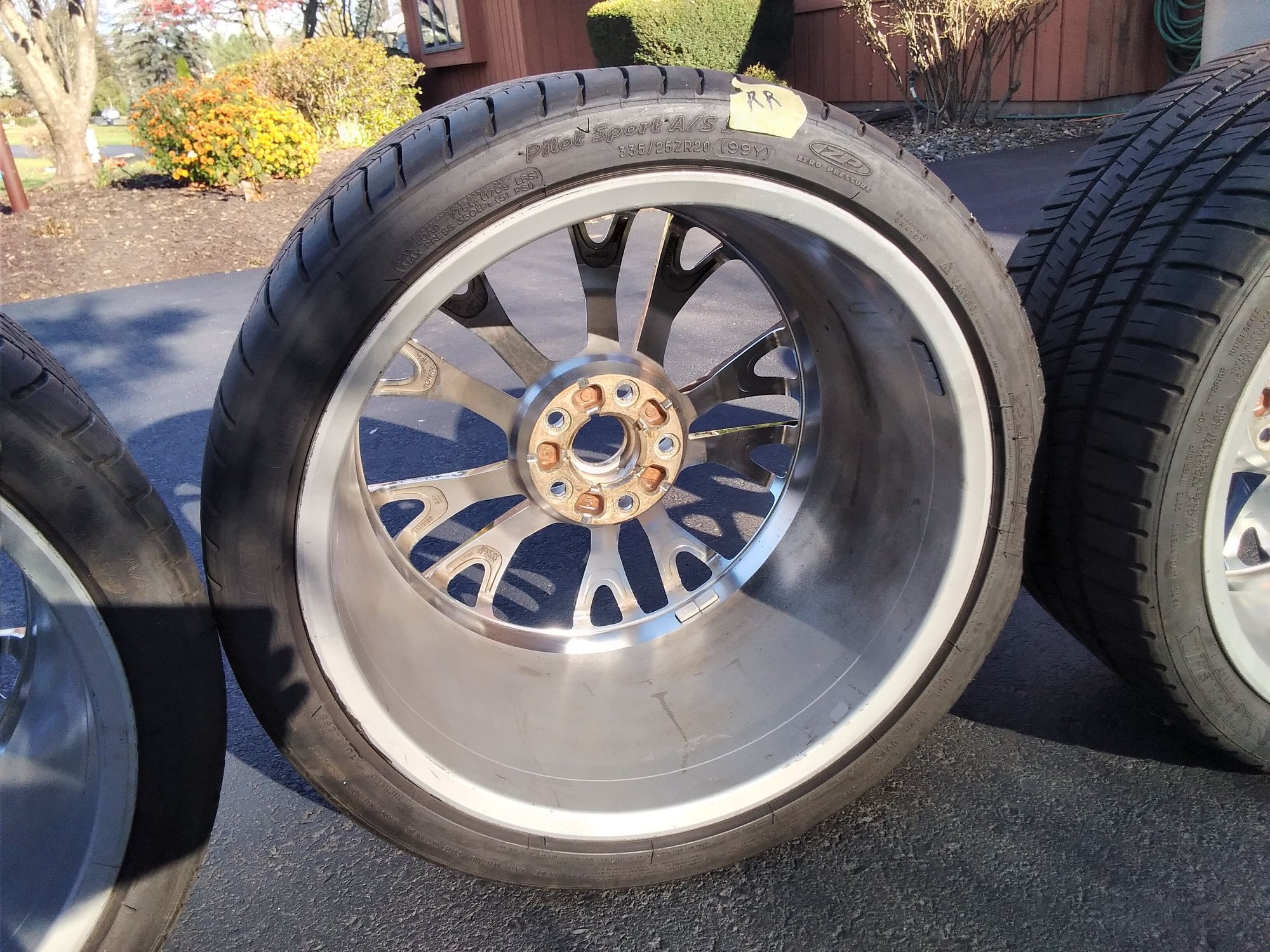 FS (For Sale) Set of C7 Z06 Repaired OEM Chrome Wheels with Michelin ...