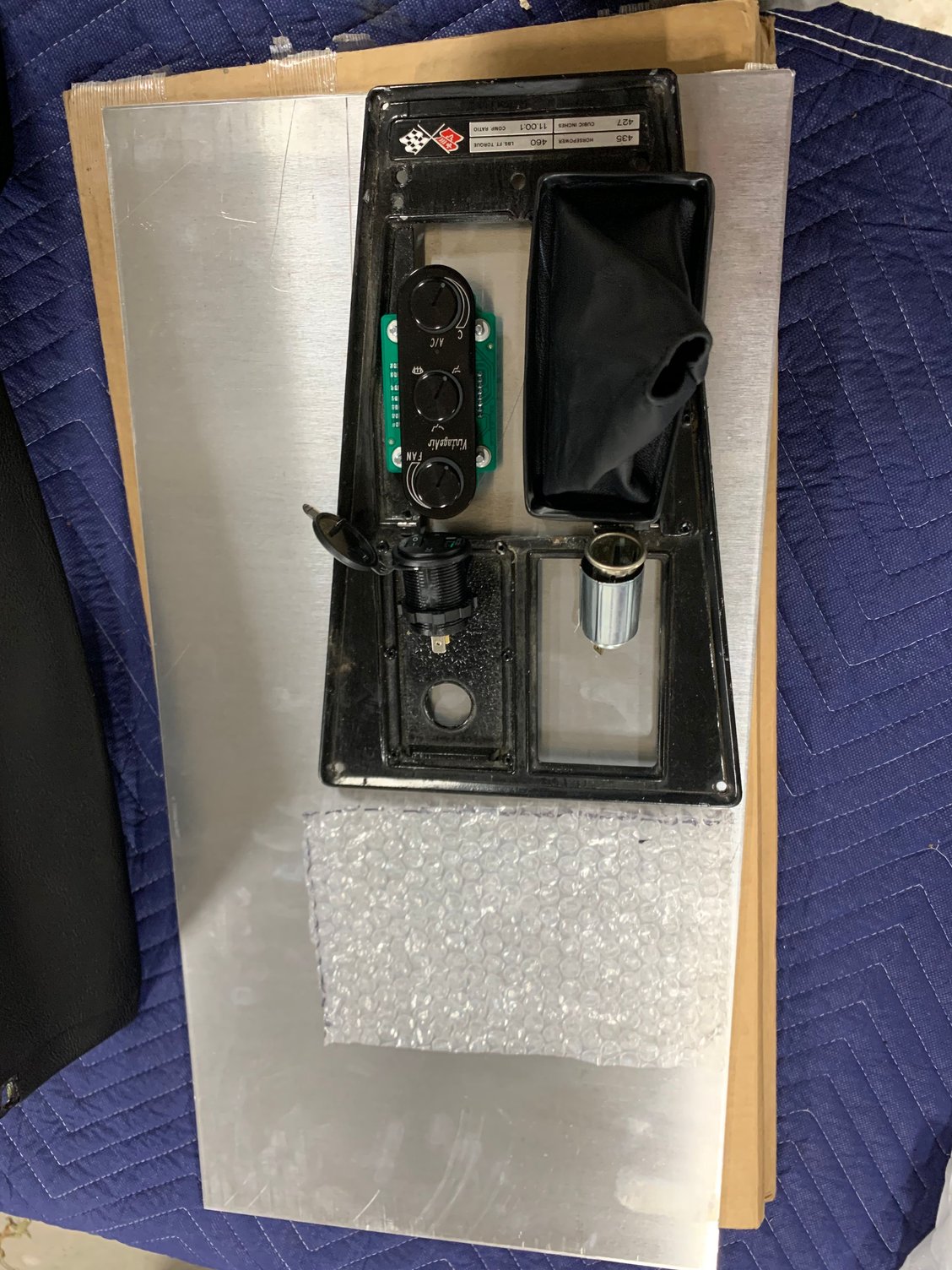 c3 76 custom gauges and shift console plate layout - CorvetteForum ...